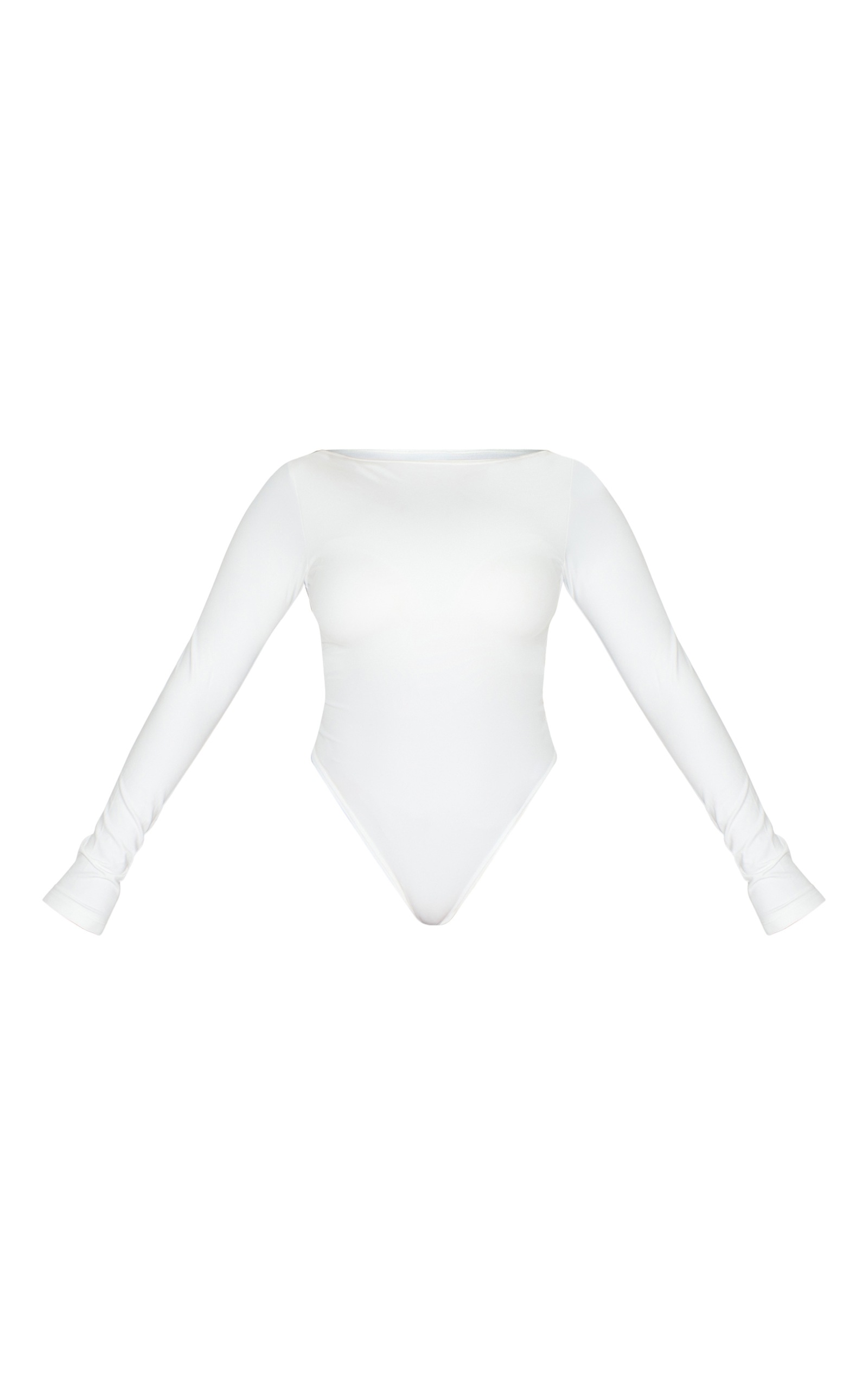 Shape White Built In Bra Sculpt Boat Neck Bodysuit | Shape ...