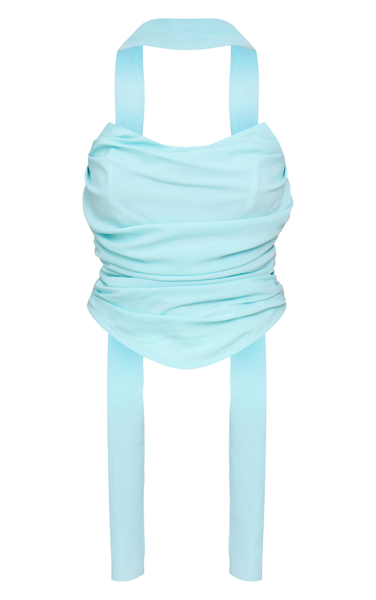 Mint Scarf Detail Corset | Tops | PLT