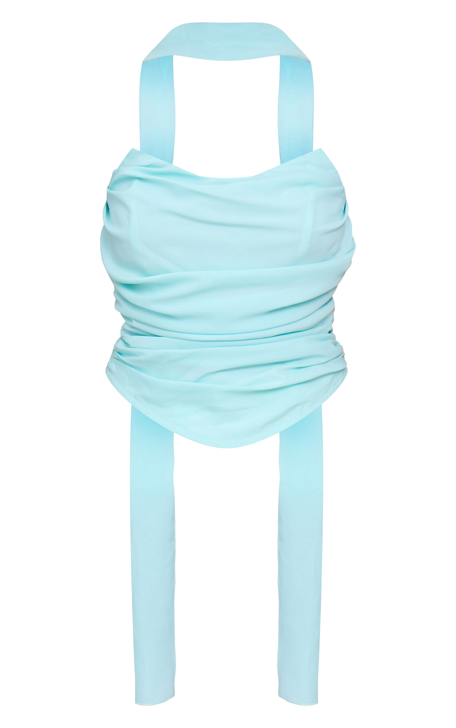 Mint Scarf Detail Corset | Tops | PLT