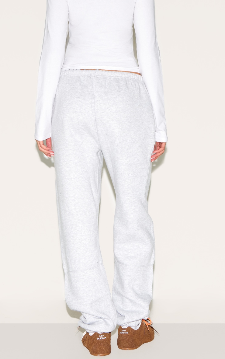 Ash Grey Straight Leg Cuffed Seam Sweatpants | Athleisure ...