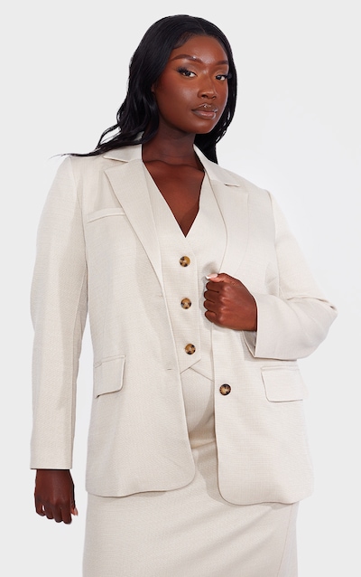 Stone coloured jacket | PrettyLittleThing