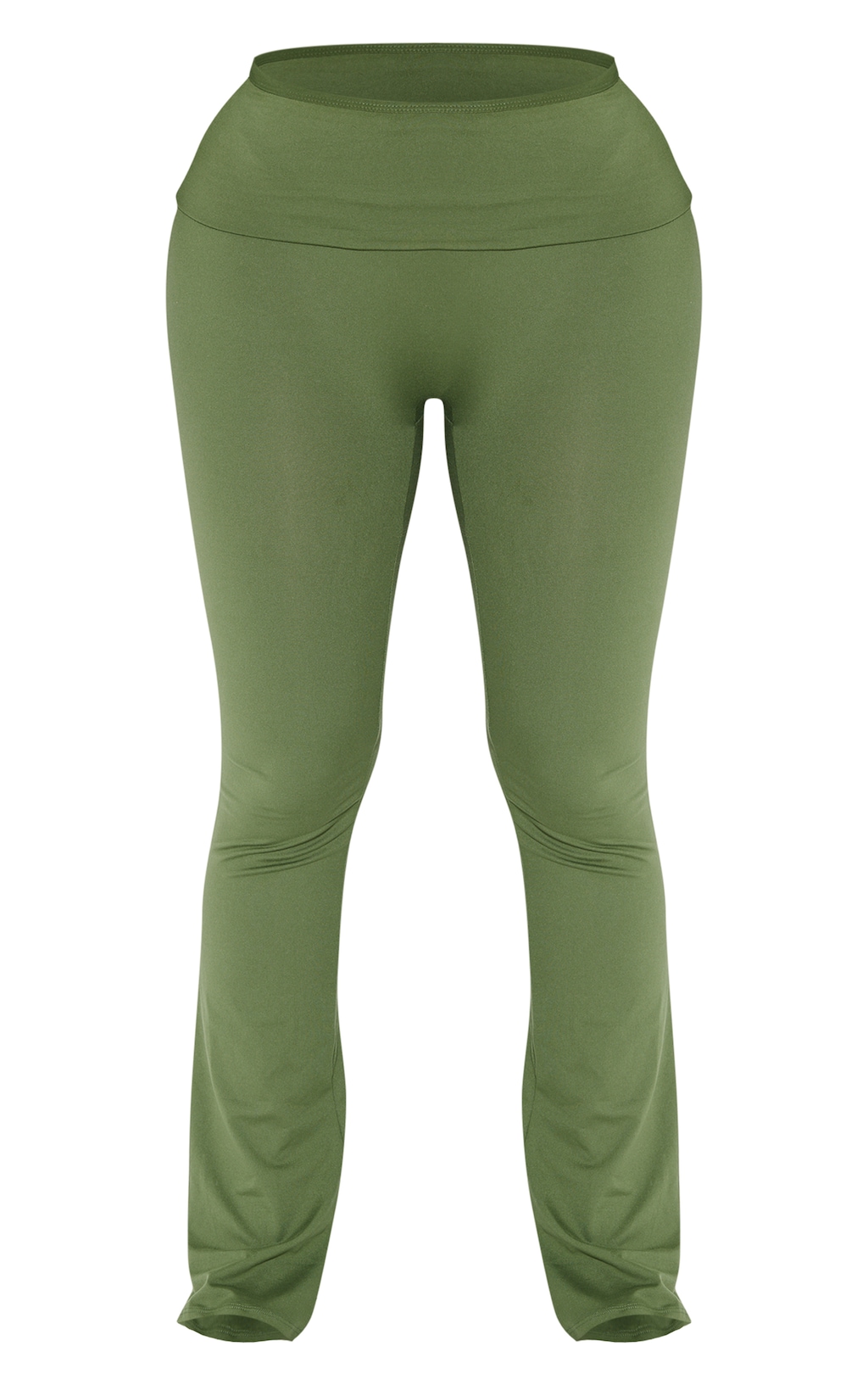 Shape Khaki Sculpted Foldover Waist Flare Pants | Shape ...