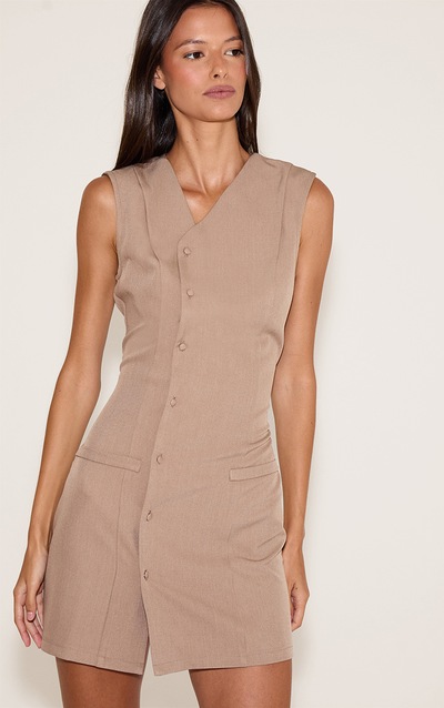 Button front dresses | PrettyLittleThing