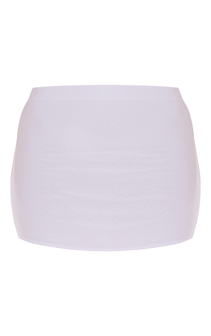 Petite White Basic Low Rise Extreme Micro Skirt | Petite | PLT USA