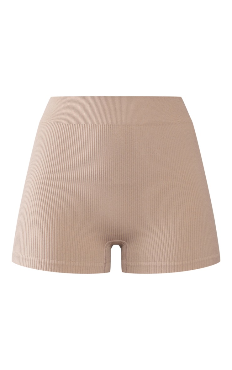 Stone Structured Contour Rib Hot Pants | Bottoms | PLT