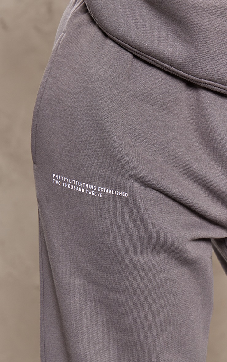 Plt Charcoal Grey Est 2012 Sweatpants | PrettyLittleThing USA