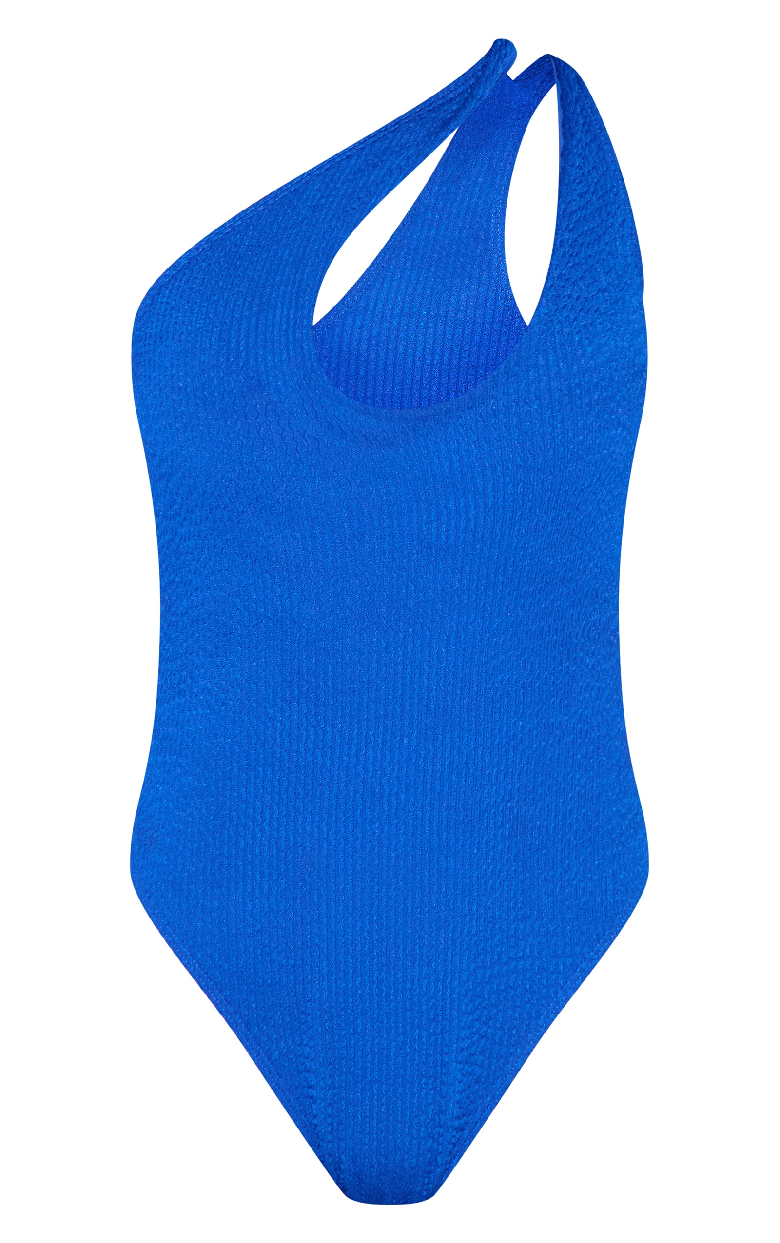 Cobalt Crinkle One Shoulder Cut Out Swimsuit | Swimwear ...