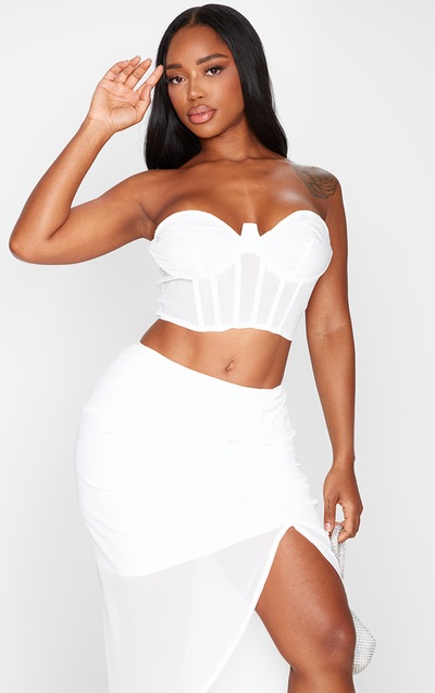 White corsets | PrettyLittleThing