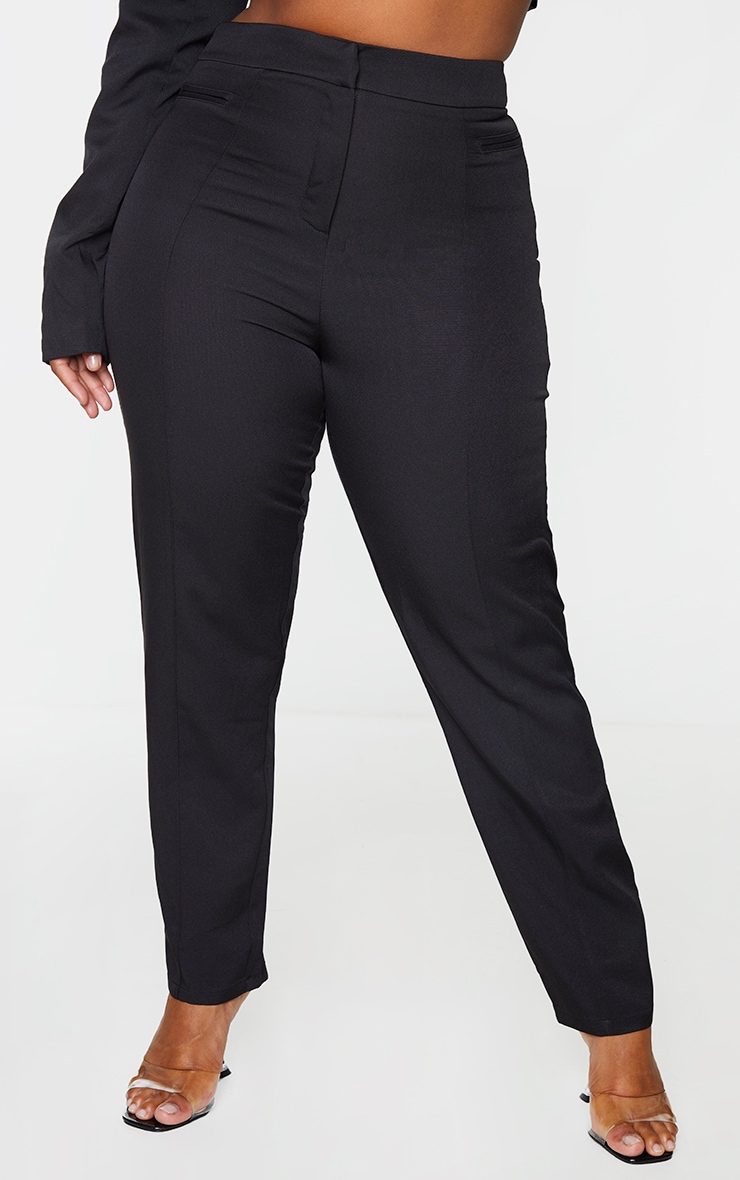 Plus Black Avani Suit Pants | Plus Size | PLT USA