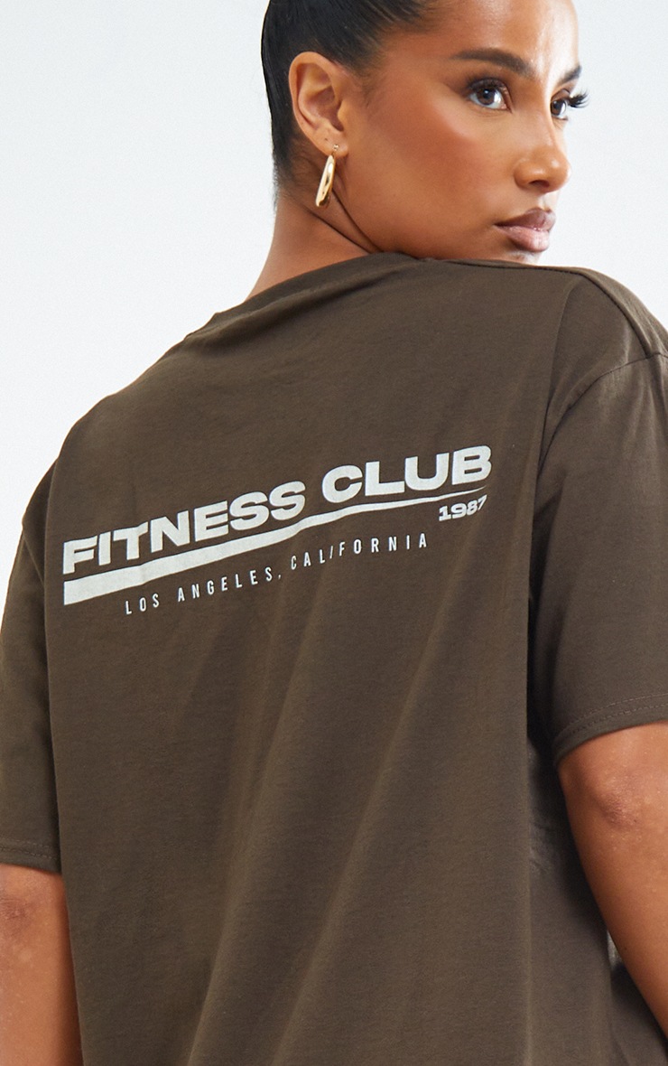 PLT Chocolate Fitness Club Print T-shirt | Tops | PLT