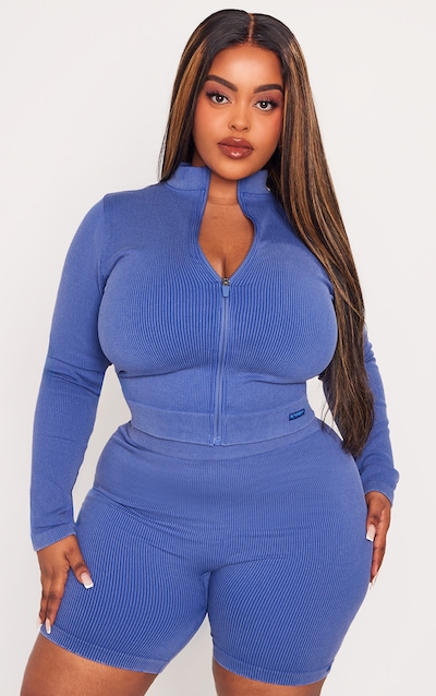 Blue gym wear | PrettyLittleThing