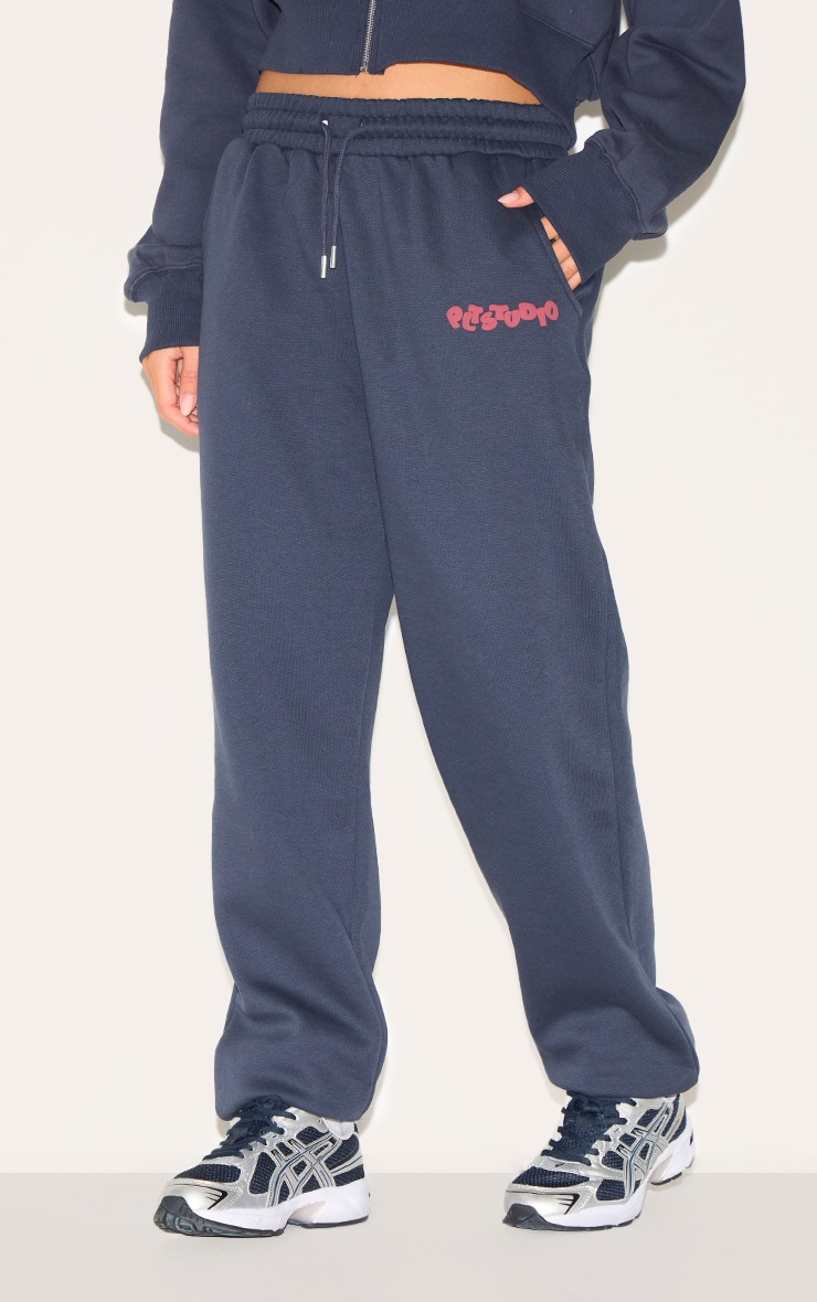 Midnight Blue PLT Studio Archive Puff Drawstring Cuffed Sweatpants ...