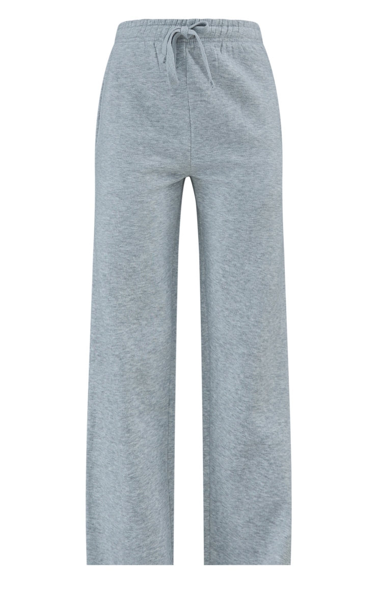 Ash Grey Wide Leg Oversized Sweatpants | Sweat | PrettyLittleThing USA