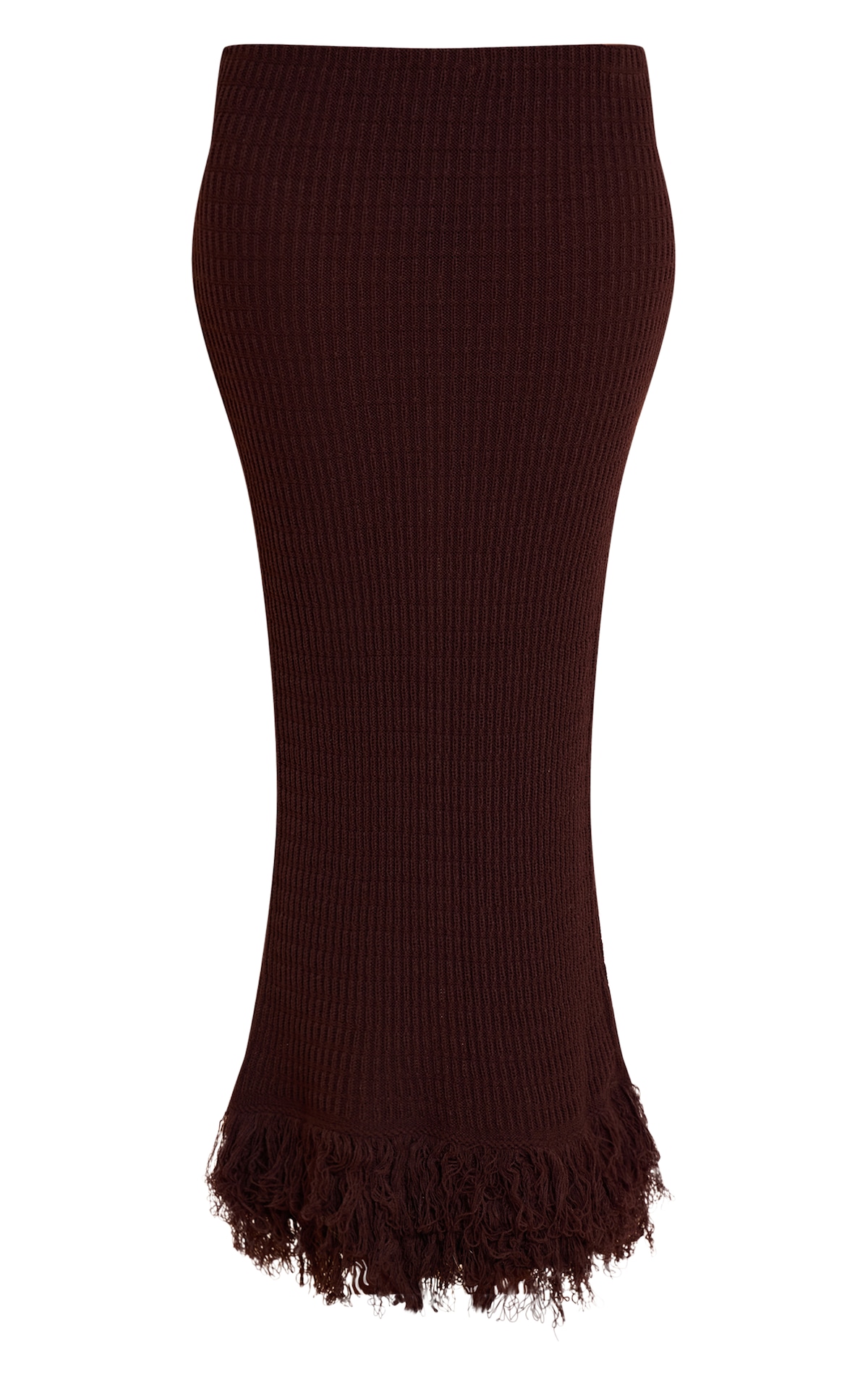 Chocolate Loop Knit Maxi Skirt | Knitwear | PLT