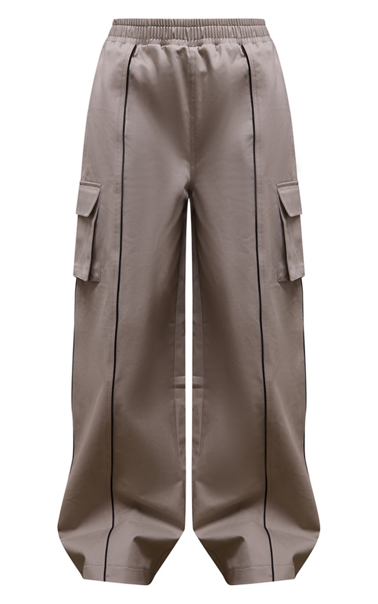 Stone Twill Pocket Piping Detail Woven Joggers | Bottoms ...