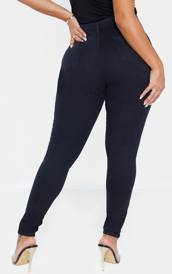 Shape Black Disco Style Skinny Jeans | Shape | PLT