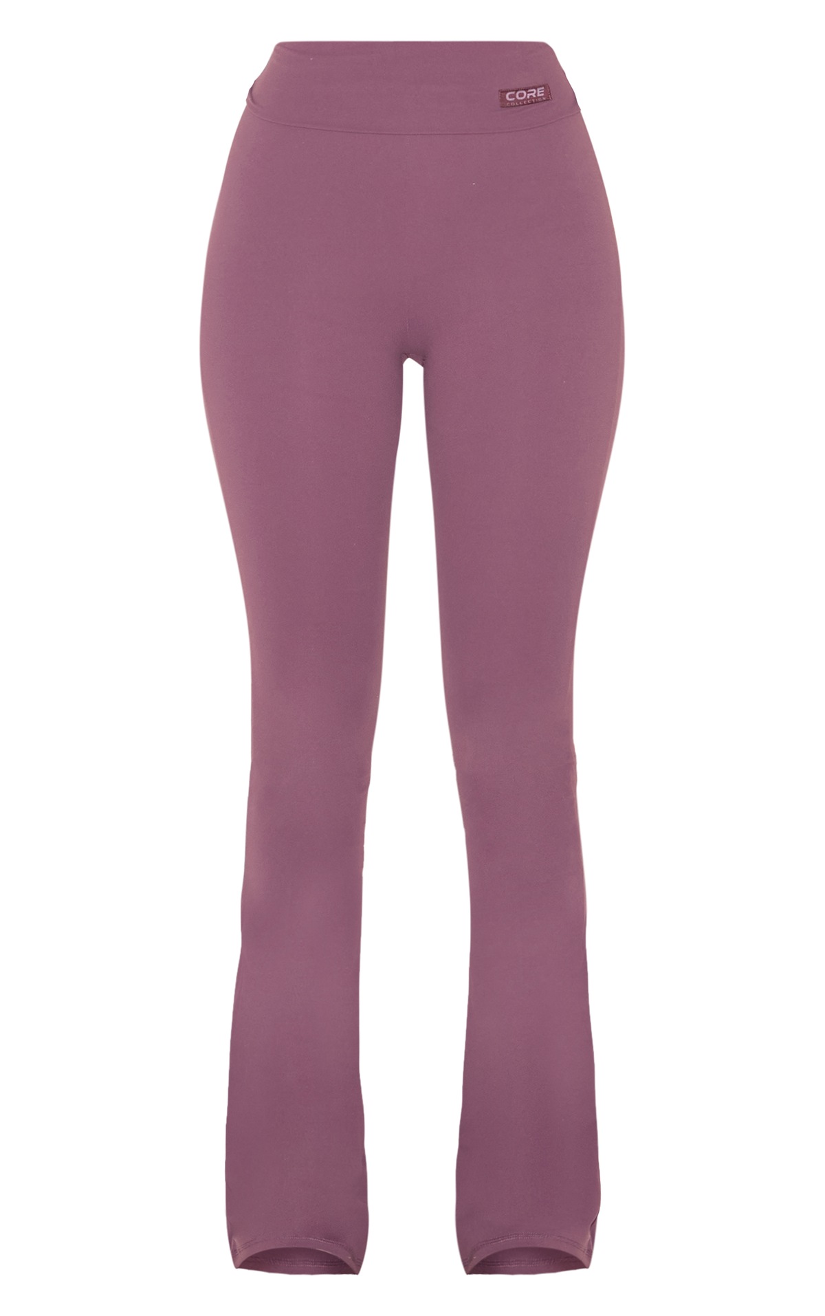 Tall Eggplant Core Collection Tab Contour Sculpt Foldover Pants | Tall ...