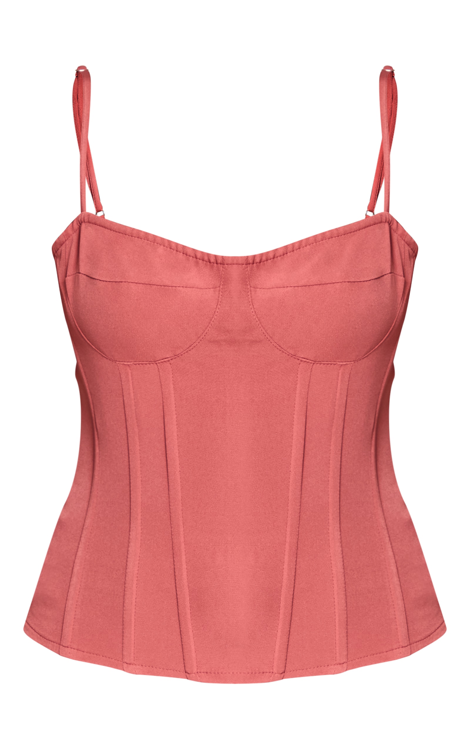 Blush Structured Corset Top | Tops | PLT