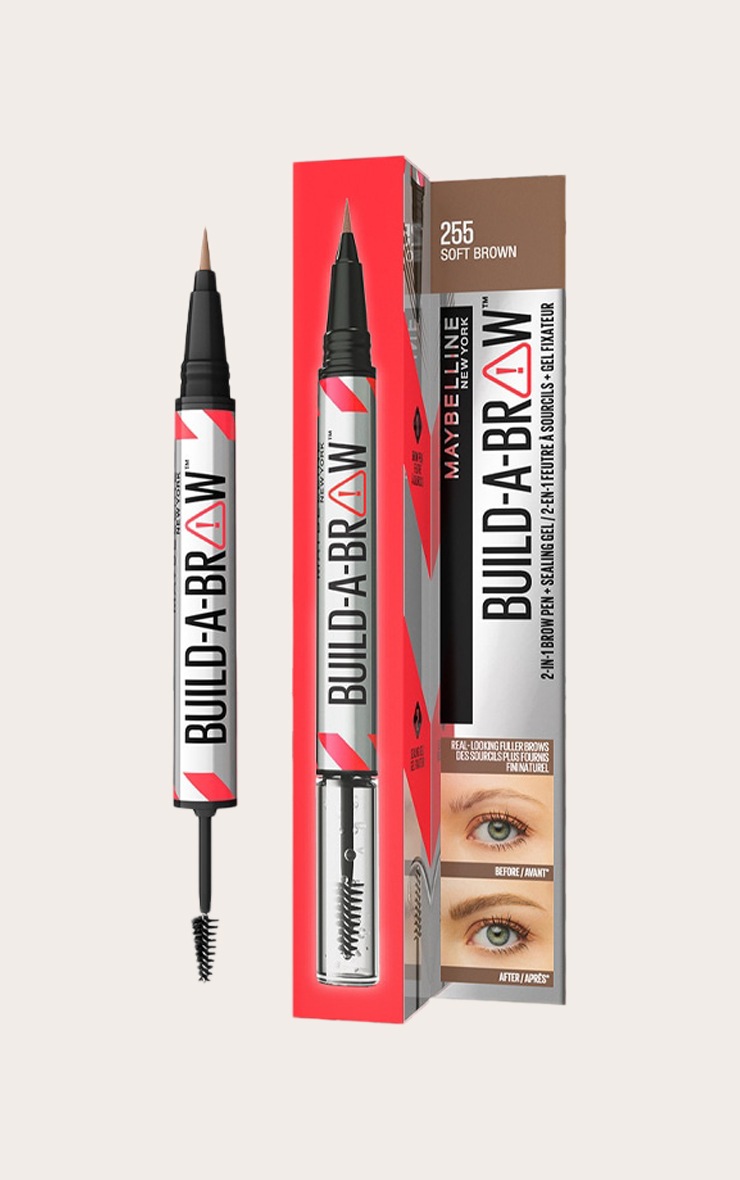 Maybelline Build-A-Brow 2 Easy Steps Eye Brow Pencil Gel Brown | Beauty ...