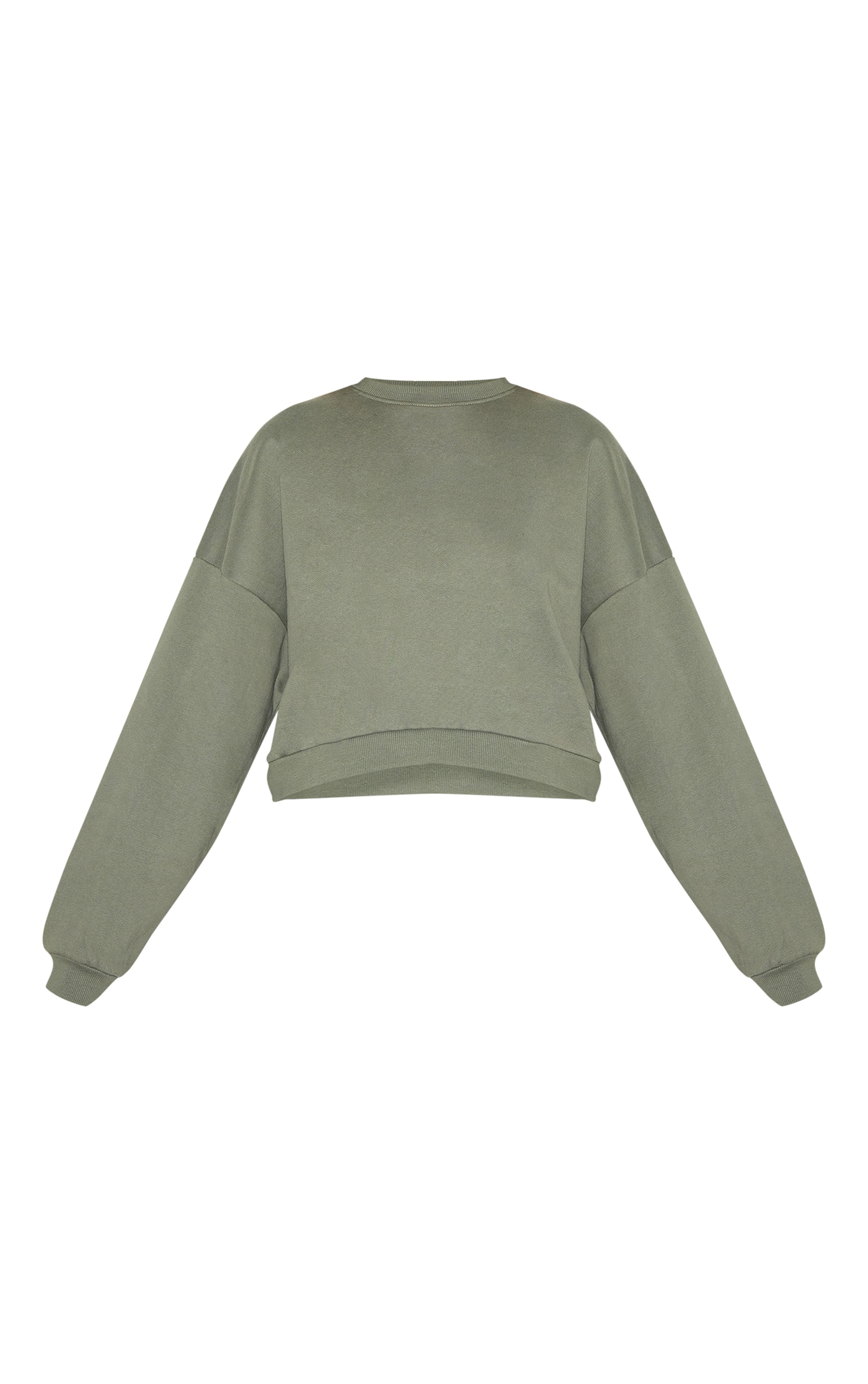 Olive Premium Boxy Sweatshirt | Athleisure | PLT