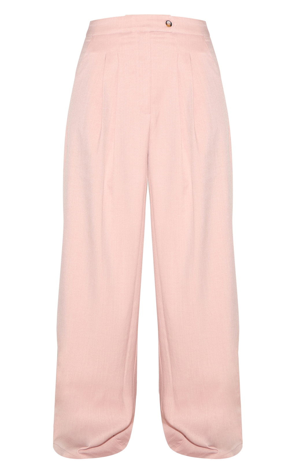 Light Pink Tailored Woven Wide Leg Trousers | Co-ords | PLT