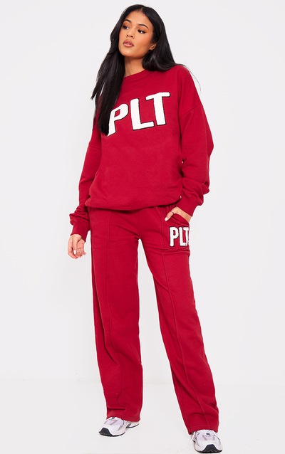 Red joggers | PrettyLittleThing