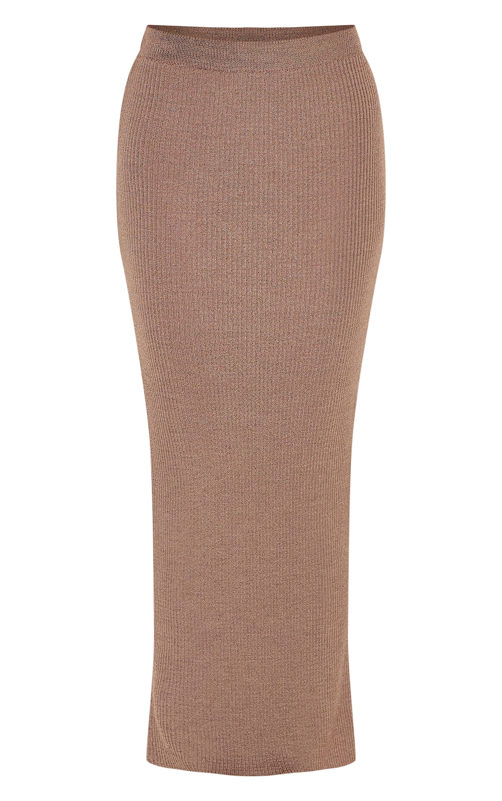 Deep Mocha Filagree Maxi Skirt | Knitwear | PLT USA