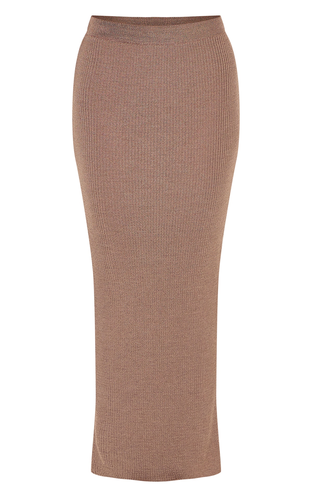 Deep Mocha Filagree Maxi Skirt | Knitwear | PLT USA
