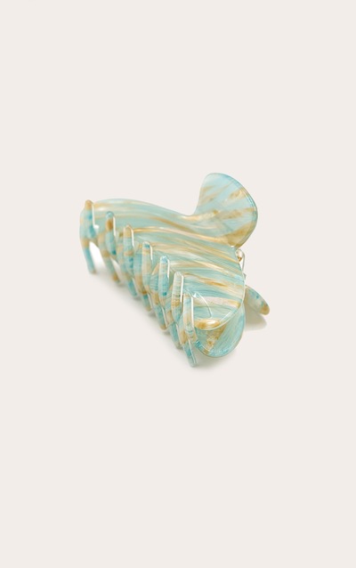 Powder Blue Marble Claw Clip | Accessories | PLT