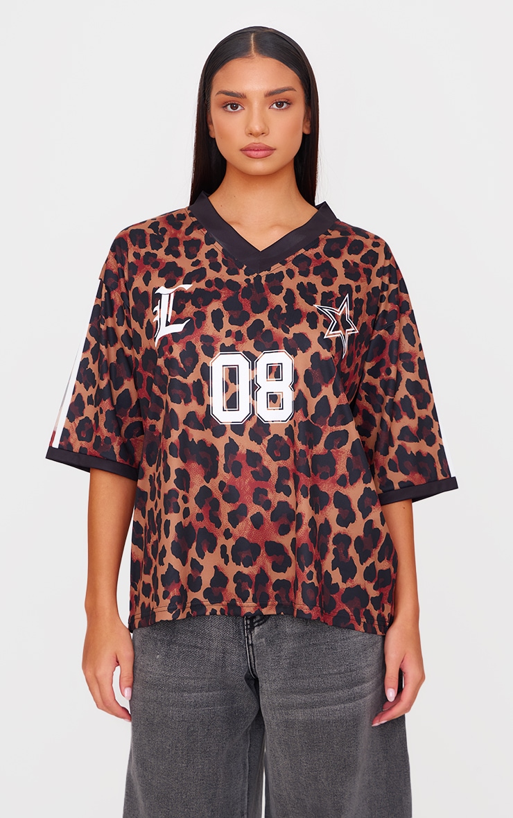 Maillot De Foot Imprimé Léopard | Tops | PLT FR