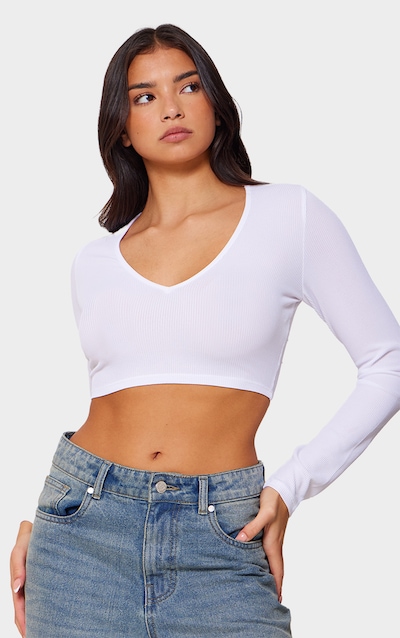 Women's White Crop Tops | PrettyLittleThing