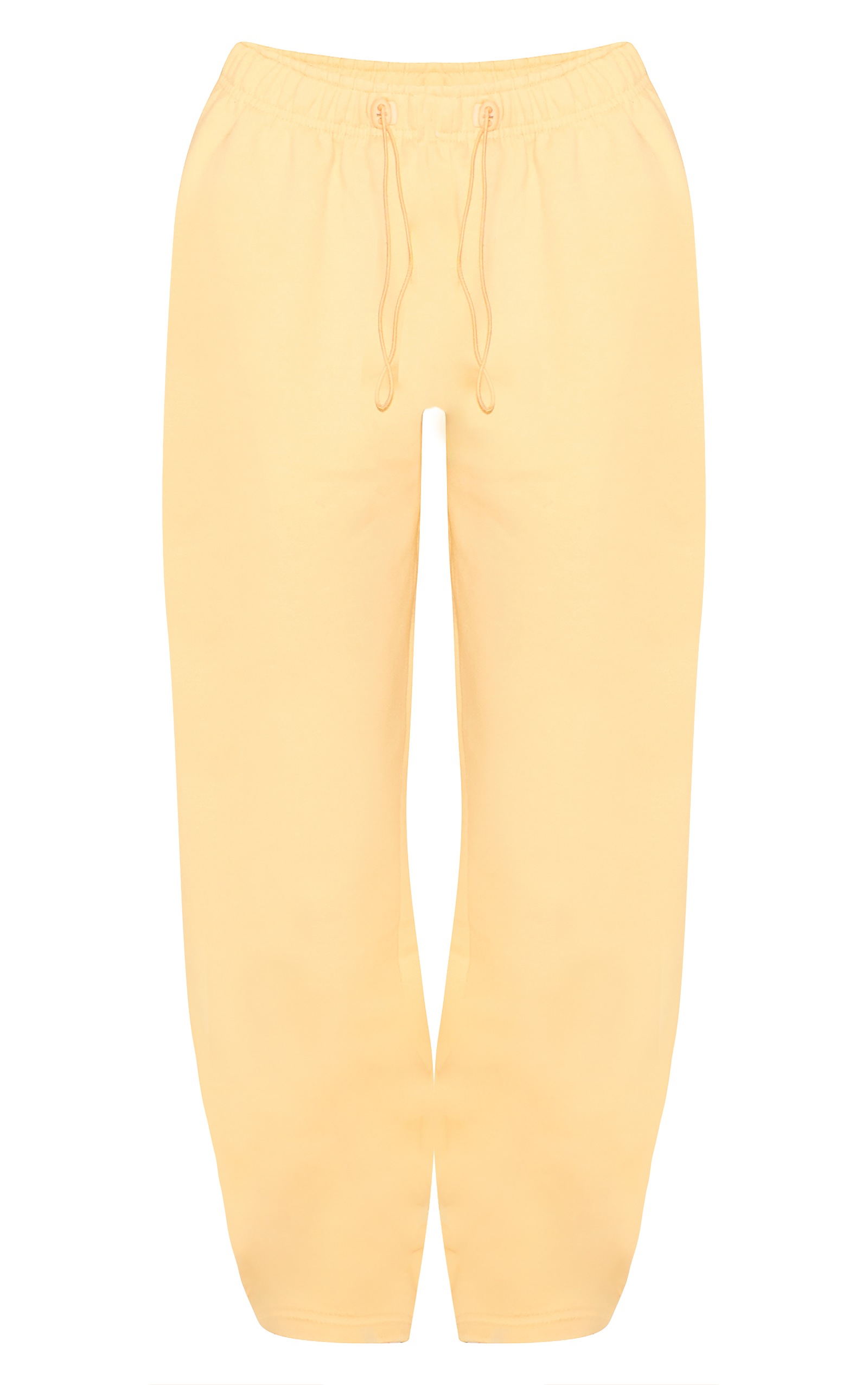 Butter Yellow Drawcord Hem Oversized Sweatpants | Athleisure ...