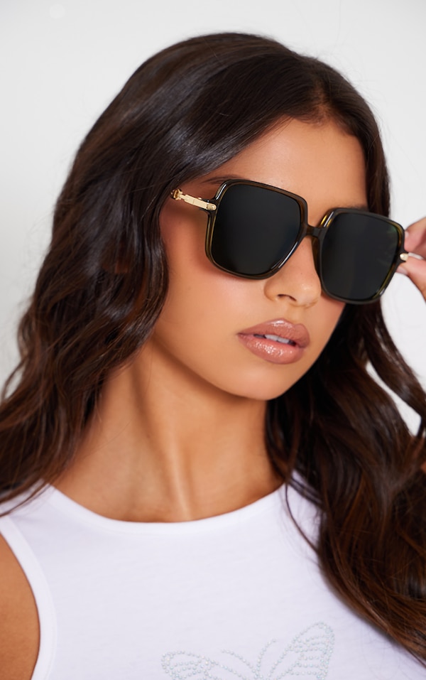 Square Sunglasses | Rectangle Sunglasses | PrettyLittleThing