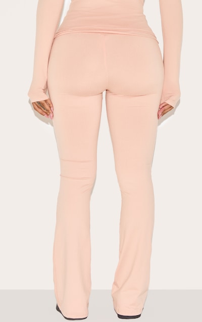Shape Blush Sculpted Foldover Waist Flare Pants | Shape | PLT USA