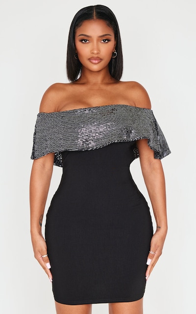 Black Sequin Dresses