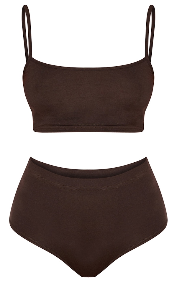 Chocolate Basic Co-Ord | Lingerie & Nightwear | PLT