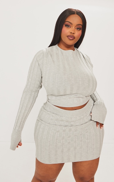 Ribbed Long Sleeve Tops | PrettyLittleThing