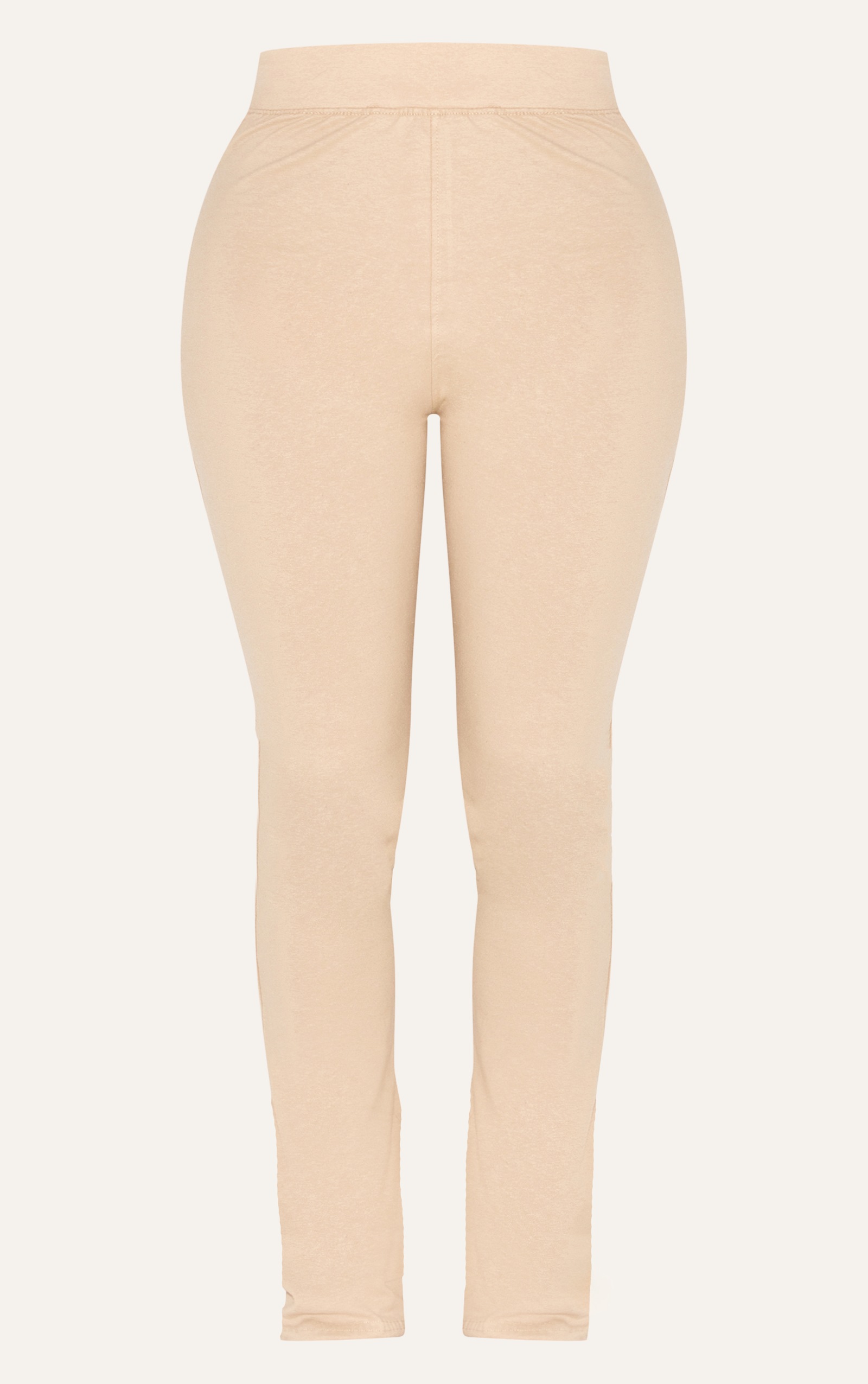 Shape Oatmeal Cotton High Waist Flared Pants | Shape ...