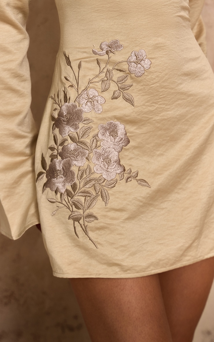 PLT Label Stone Embroidered Cowl Back Dress | Dresses | PLT