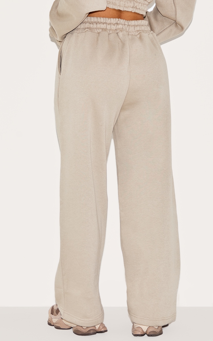 Petite Moss Grey Wide Leg Seam Detailed Sweatpants | Petite ...
