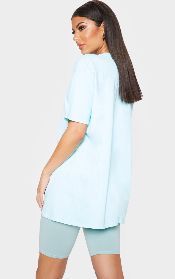 Mint Oversized T Shirt | Tops | PrettyLittleThing USA