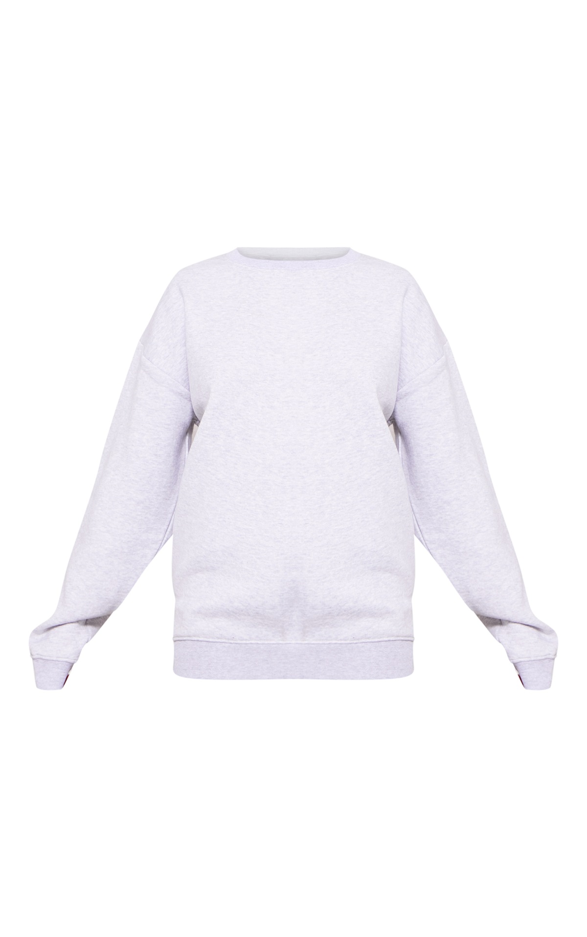 Ash Grey Oversized Fit Sweatshirt | Tops | PrettyLittleThing