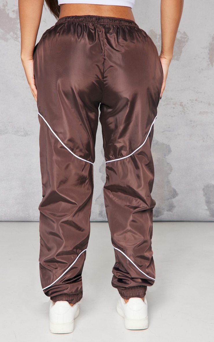 Shape Jogging nylon chocolat cordons ajustables liserés ...