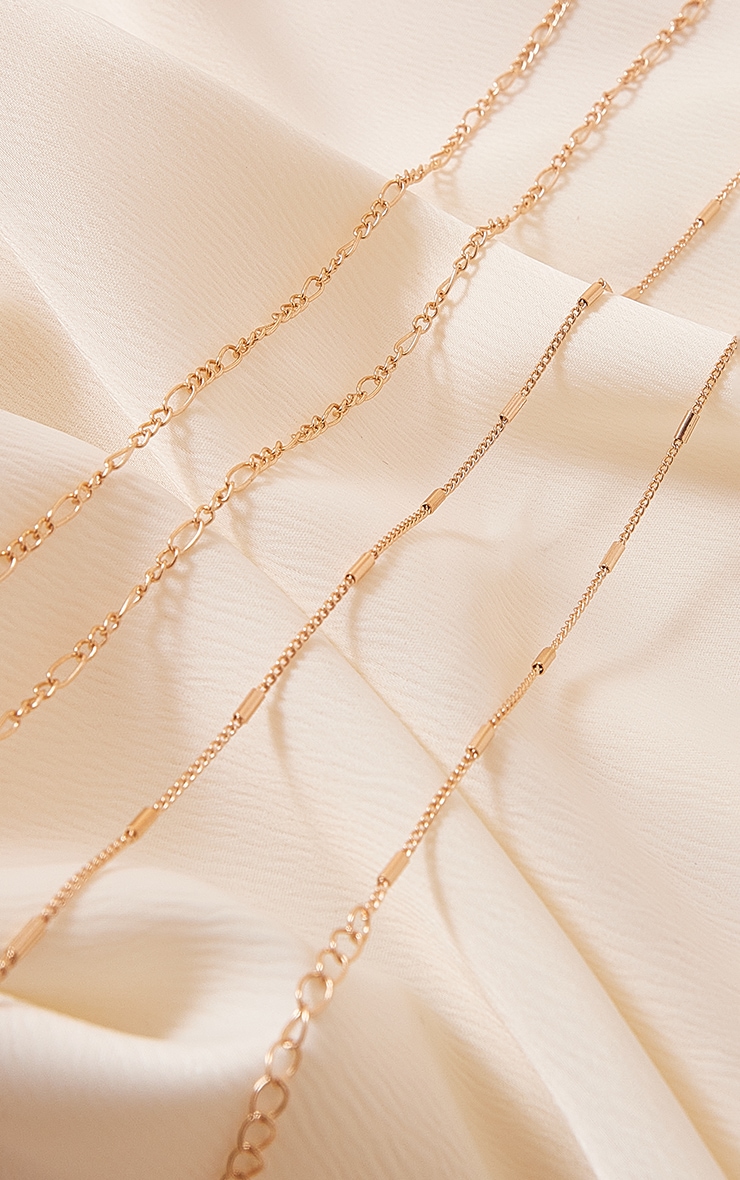 Gold Delicate Dash Belly Chian | Accessories | PrettyLittleThing USA