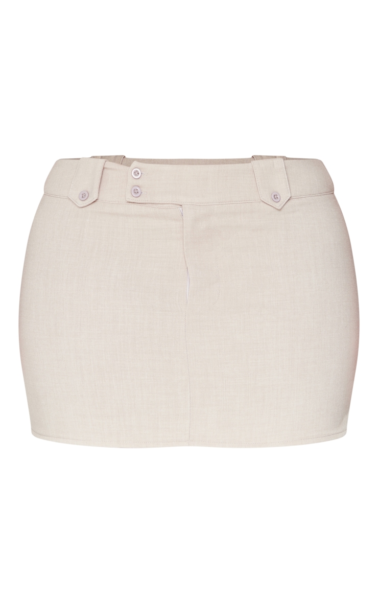 Shape Stone Woven Micro Mini Skirt | Shape | PrettyLittleThing USA