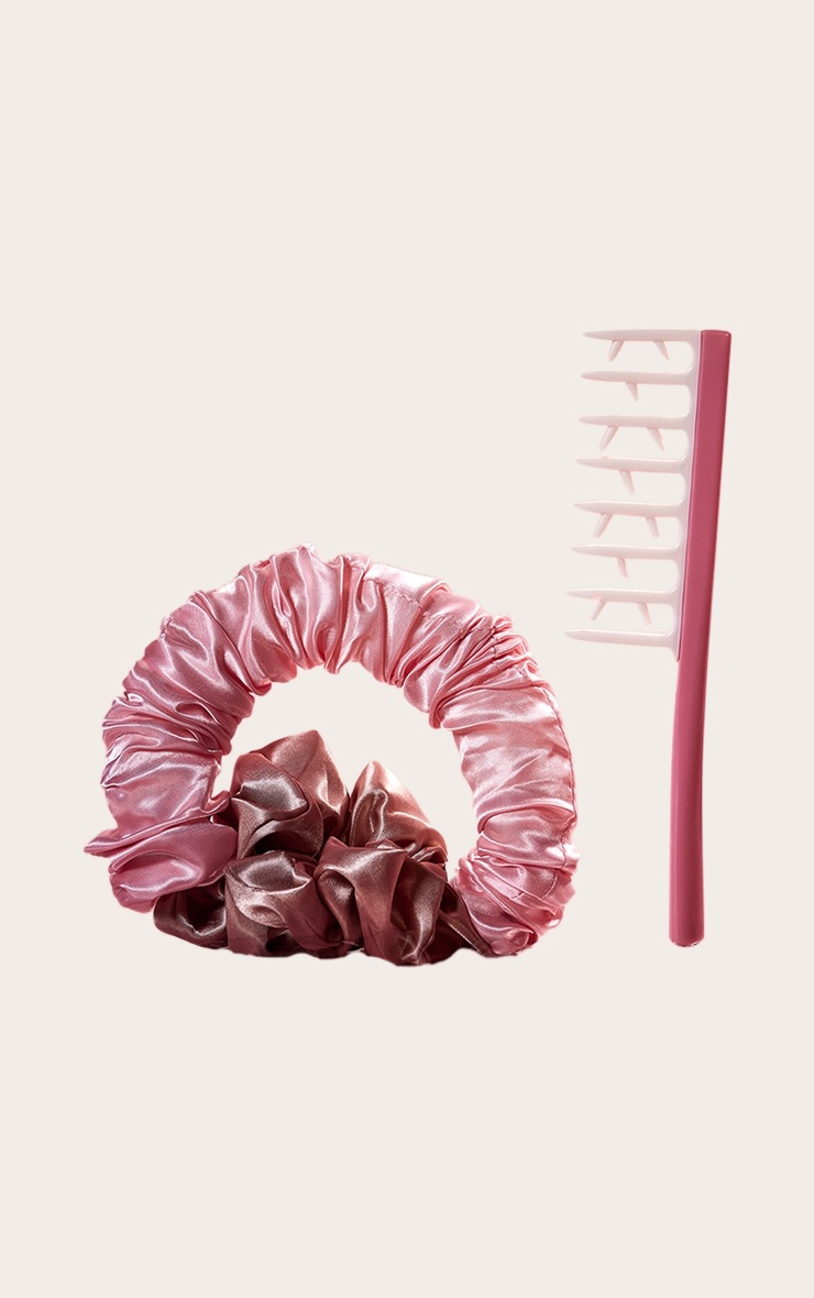 Brushworks Heatless Hair Brush Scrunchie Curling Set | Beauty | PLT