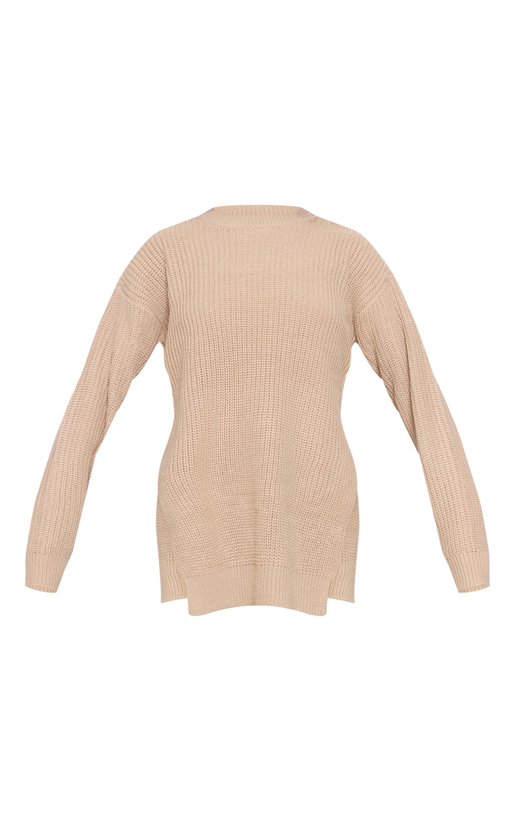 Stone Round Neck Side Split Jumper | Knitwear | PLT
