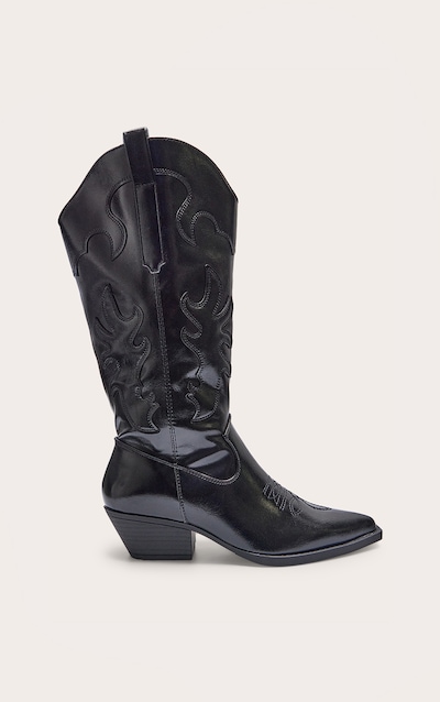 Black Pointed Boots | PrettyLittleThing