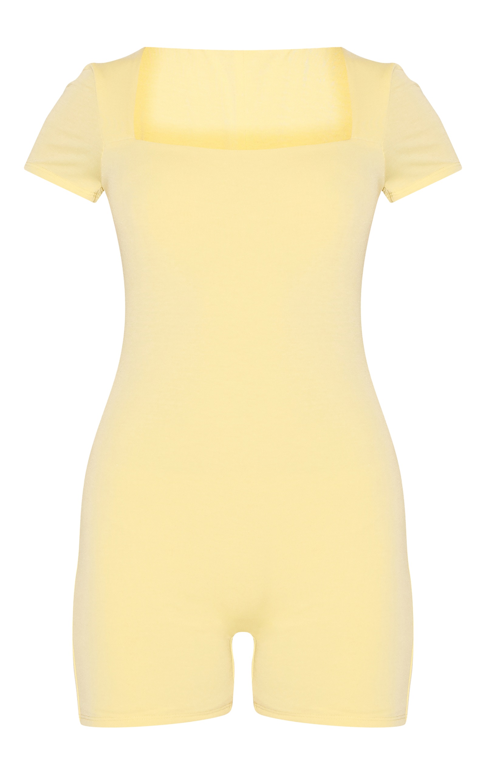 Lemon Double Layer Contour Square Neck Unitard | Dresses | PLT