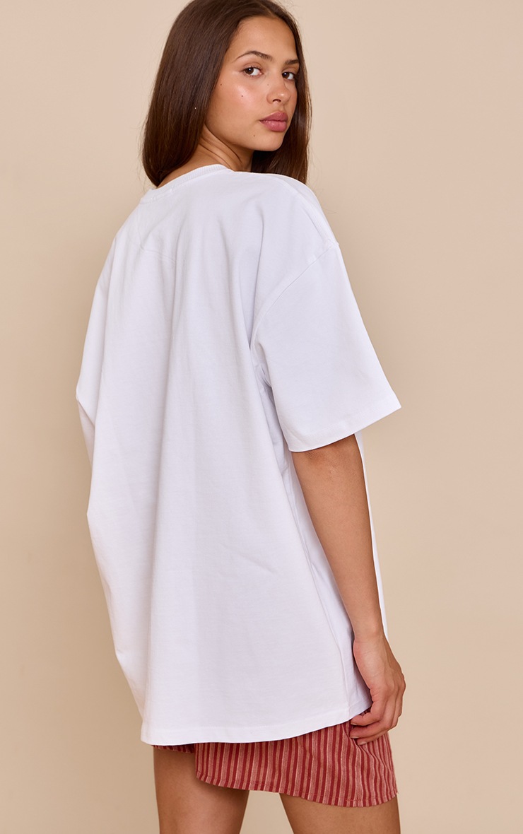 White Majorca Shell Graphic Cotton T Shirt | Tops | PLT